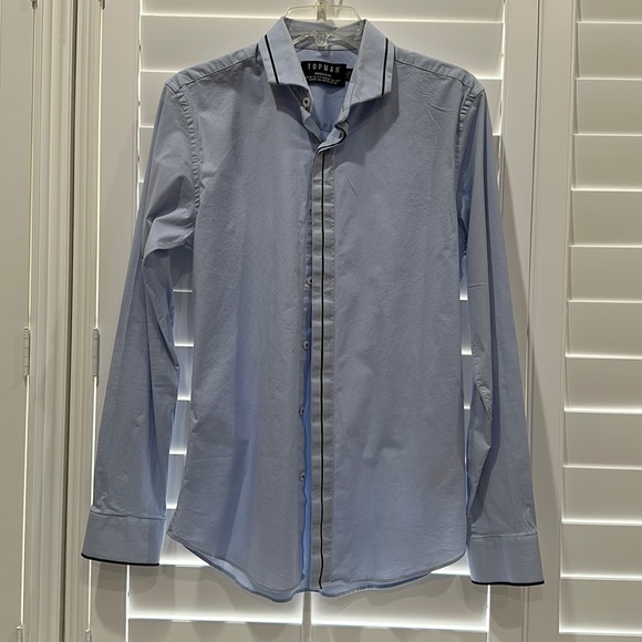 Topman | Shirts | Topman Men Muscle Fit Button Up Shirt | Poshmark